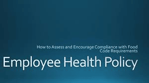 Foodservice Employee Health Policy - Free Download | Food Safety ...
